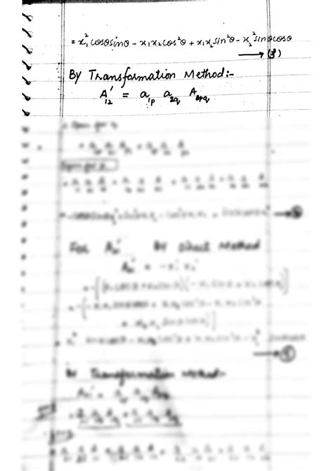 solution tensor analysis 2nd order tensor by direct method or