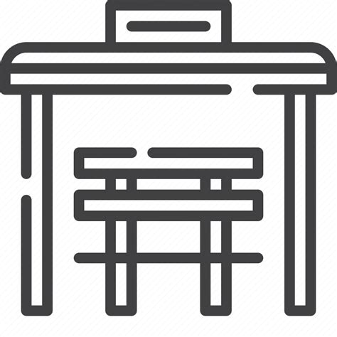 Bench Bus Station Stop Icon Download On Iconfinder