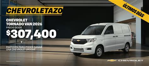 Tornado Van 2026 Furgoneta De Carga Chevrolet Mex