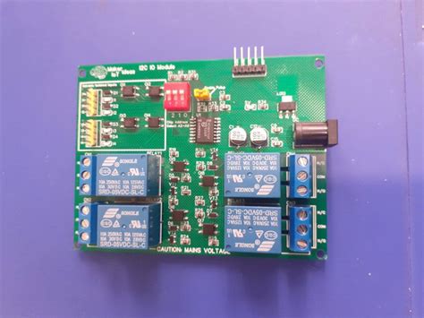 I C IO Module With Relay Outputs And Galvanic Isolated Inputs Maker And IOT Ideas