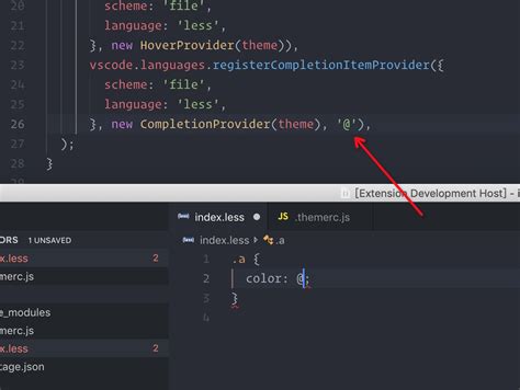 RegisterCompletionItemProvider Not Trigger Char In Less Issue Microsoft Vscode