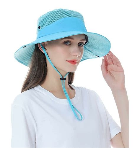 Aenmt 남성 여성용 햇빛 차단 모자 넓은 챙 자외선 버킷 방수 남성용 부니 햇 낚시 하이킹 정원 해변 티몬