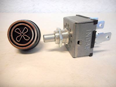 Rotary Ac 3 Speed Blower Switch Universal Type W Fan Knob Indak