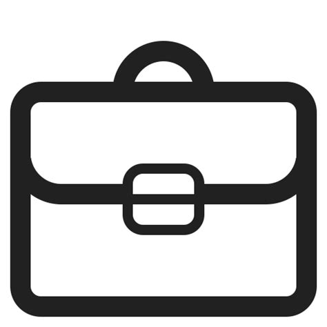 Briefcase Icon Fluentui Emoji Mono Iconpack Microsoft