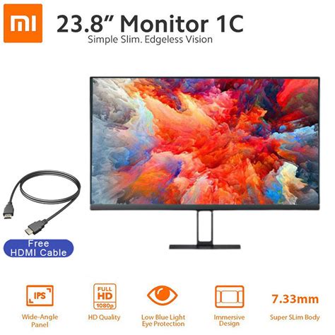 Xiaomi Redmi Monitor Inch Desktop Display P Hd Computer Monitor Ips Wide Angle Screen
