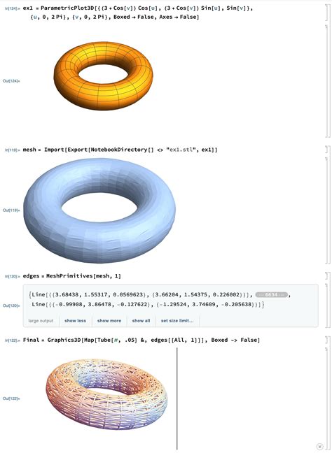 Graphics3d Using Fewer Mesh Lines 3d Graphics Mathematica Stack