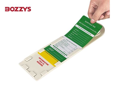 Circular Type Multifunctional Scaffolding Tag Bozzys Wenzhou Boshi Safety Products Co Ltd