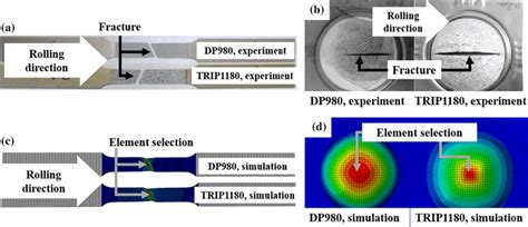A Fracture Regions During Uniaxial Tension Test Experiments B Fracture