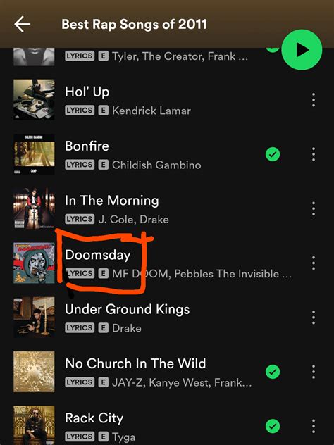 Why Spotify Add Doomsday On Best Rap Songs 2011 Playlist 😭😭😭 Rmfdoom