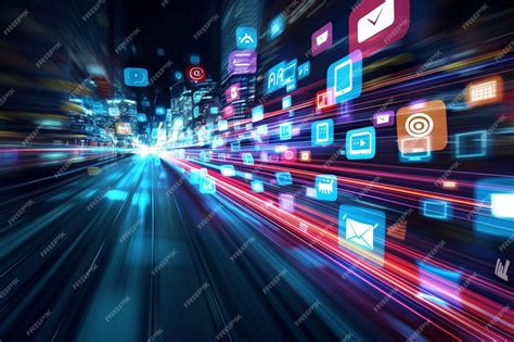 Premium Photo Social Network Connection Background Abstract Digital Network Background