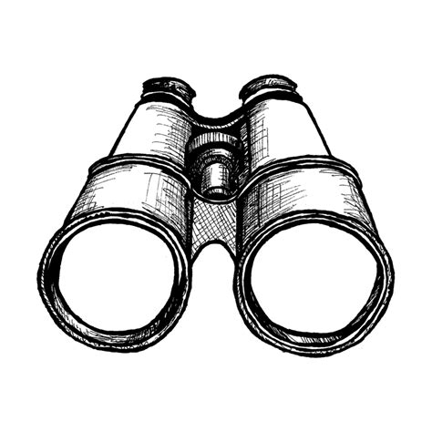 Как нарисовать бинокль 26 фото