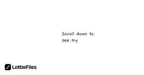 Free Scroll Down Animation By Antoine Candy Lottiefiles