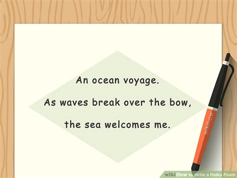 How To Write A Haiku Poem With Sample Poems WikiHow