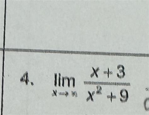 Solved 4 Lim X Rightarrow Infty