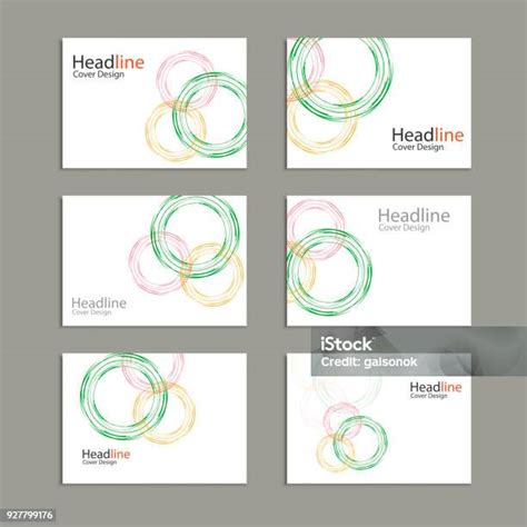 원형 벡터 연례 보고서 책자 플라이어 템플릿 디자인 책 표지 레이아웃 디자인 프레 젠 테이 션 서식 파일 추상화 개념에 대한 스톡 벡터 아트 및 기타 이미지 Istock