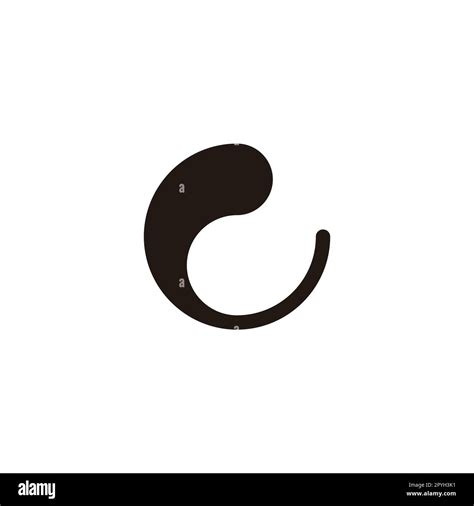 Letter G Splash Circle Geometric Symbol Simple Logo Vector Stock