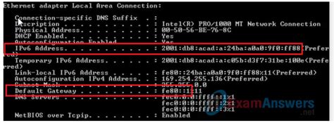 Lab Configuring Stateless And Stateful DHCPv Answers