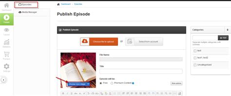 Adding The Episode Logo To My Episode Podbean Support