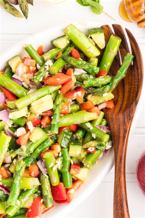 Easy Cold Asparagus Salad Kitchen Divas