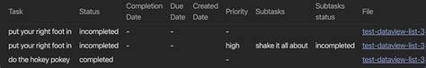 Create Dataview Table Of Multiple Tasks Within Notes Help Obsidian