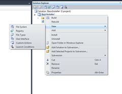 Installation Project In Visual Studio Installer Just A Thought