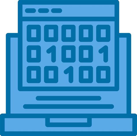 Binary Code Vector Icon Design 15002138 Vector Art At Vecteezy