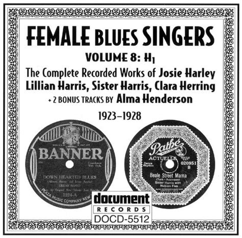 Female Blues Singers 1923 1928