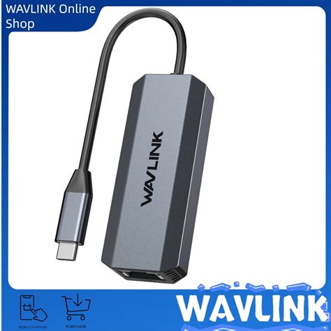 Wavlink Usb C To Ethernet Adapter 5gbps Driver Free Rj45 Gigabit Lan Ethernet Network Adapter