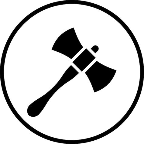Premium Vector Axe Icon Style
