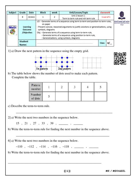 G8 U2 Sequence Function And Graphs Download Free Pdf Function