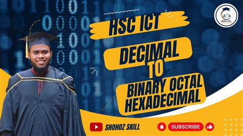 decimal to binary octal hexadecimal conversion hsc ict shohoz