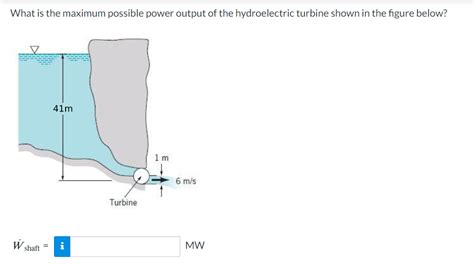 Solved What Is The Maximum Possible Power Output Of The