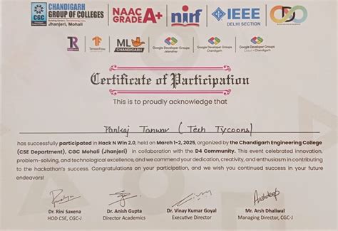 Hackathon Techinnovation Leadership Teamwork Growth Pankaj Tanwar