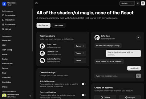Modern UI Components For Any Web Stack Basecoat