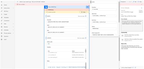 [coe starter kit bug] audit log solution invalid type expected