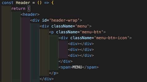 Sass Mixin Include 사용하기 햄버거 메뉴 만들기