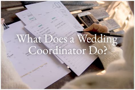 What Does A Wedding Coordinator Do Roles And Responsibilities Explained