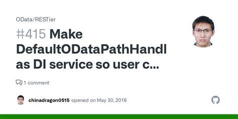 make defaultodatapathhandler as di service so user can replace and