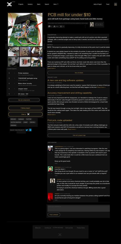 Gallery Hackaday Io UI Redesign Hackaday Io