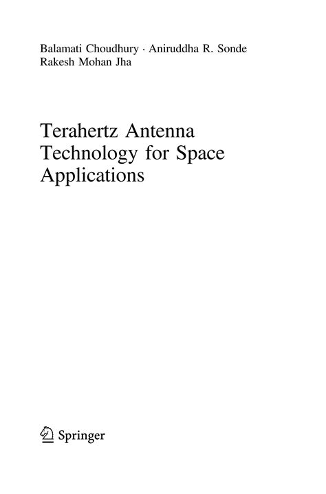 Terahertz Antenna Pdf