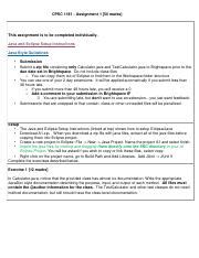 Master Java Unit Testing And Documentation In CPSC Course Hero