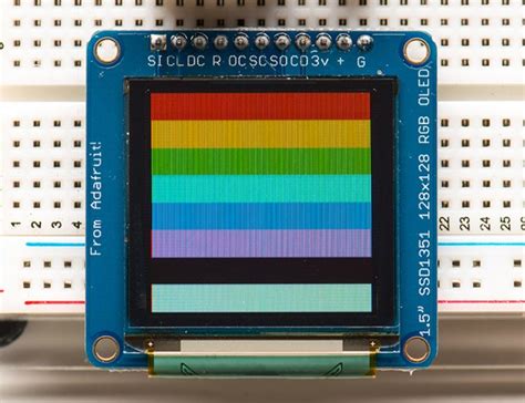 Tutorial Adafruit 1 5″ Color Oled Breakout Board Adafruit Industries Makers Hackers
