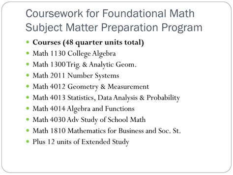 Ppt Csu East Bay Foundational Math Powerpoint Presentation Free