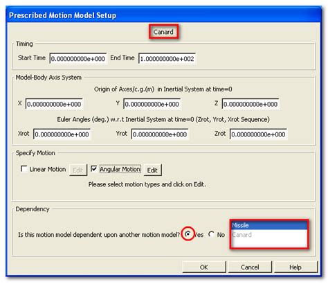 Motion Model Dependencies In Cfd Fastran Myesi