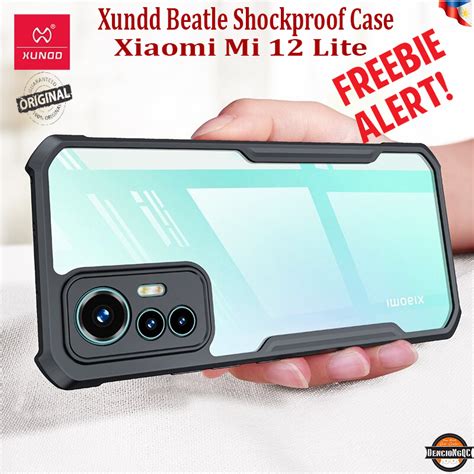 Xiaomi Mi 12 Lite XUNDD Beatle Shockproof Case FREEBIE Lazada PH