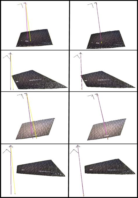 IMU Calibration Instances For Different Frames Where The Gravity