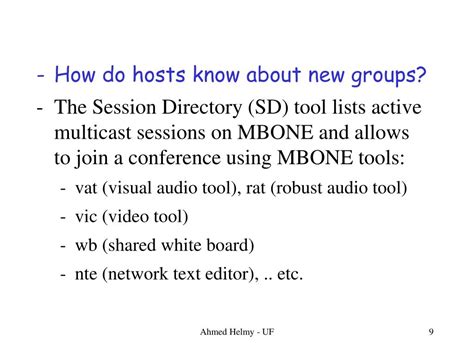 Ppt Ip Multicast Outline Powerpoint Presentation Free Download Id3422391