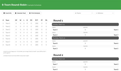 Generator Round Robin Leaguelobster