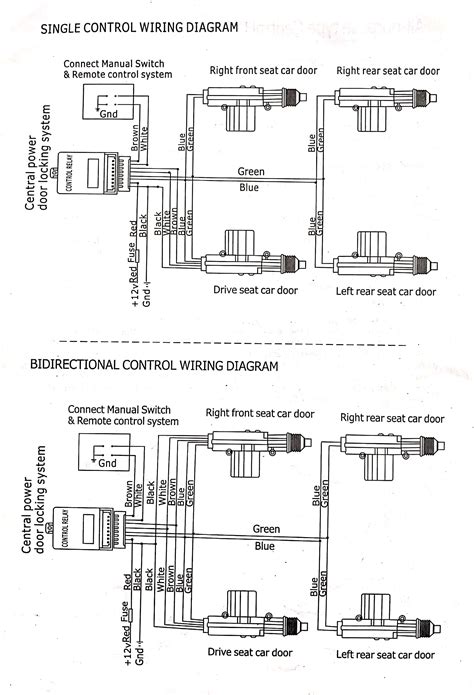 Remote Central Locking Unlocking System With 4 Actuators Car Locking