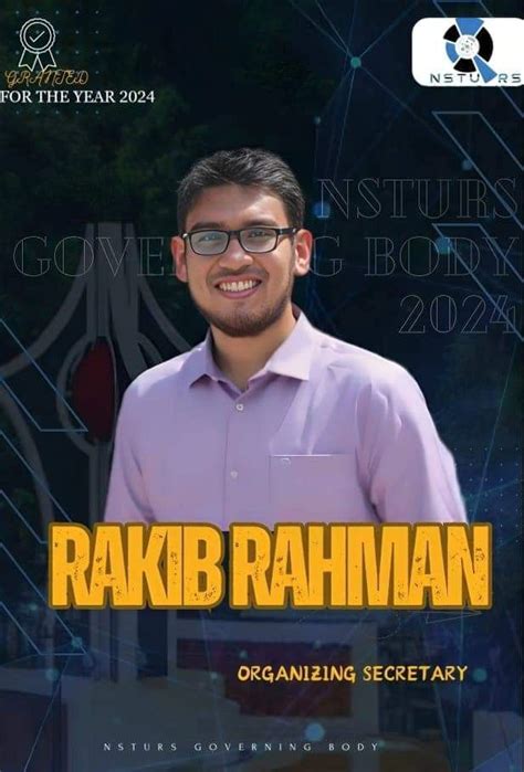 Rakib Rahman On Linkedin Reserach Nsturs Nstu101 Committee2024